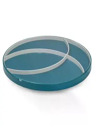 RUDI Round Leather Tray