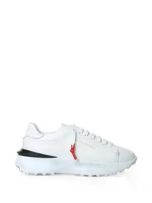GIULIANO GALIANO Raptor 1 Leather Sneakers - White