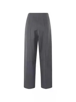 Erika Cavallini Twill Weave Wide-leg Trousers