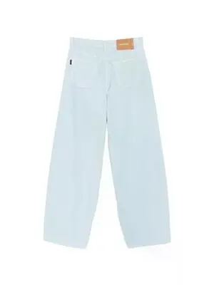 HAIKURE Corduroy Wide-leg Trousers - Blue