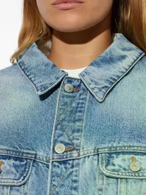 MAISON MARGIELA Faded-effect Panelled Denim Jacket