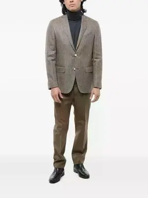 Corneliani Single-breasted Flap-pocket Blazer