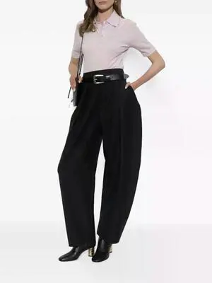 Givenchy Logo-print Cropped Polo Shirt - Pink