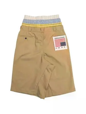 AWGE Stacked Waistband Bermuda Shorts
