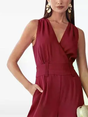 BWLDR Glade Wrap-style Sleeveless Jumpsuit