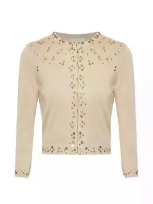 Isabel Marant Étoile Amaria Sequin-embellished Cardigan - Neutrals