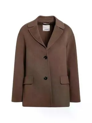 Max Mara Button-fastening Flap-pocket Jacket - Brown