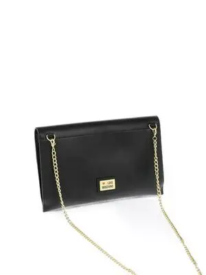Moschino Heart Motif Chain Shoulder Bag