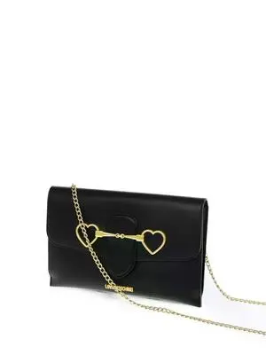 Moschino Heart Motif Chain Shoulder Bag