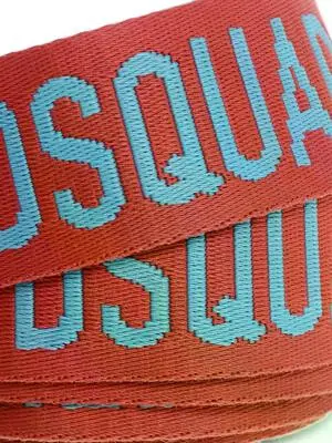 Dsquared2 Logo Jacquard Tape Belt