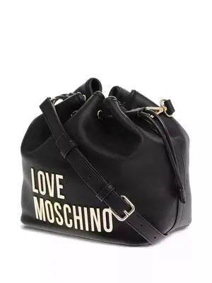 Moschino Logo Lettering Bucket Bag