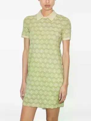 Tory Burch Monogram-pattern Polo Dress
