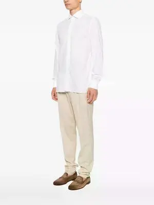 LUIGI BORRELLI Rio Spread-collar Shirt