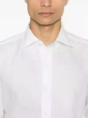 LUIGI BORRELLI Rio Spread-collar Shirt