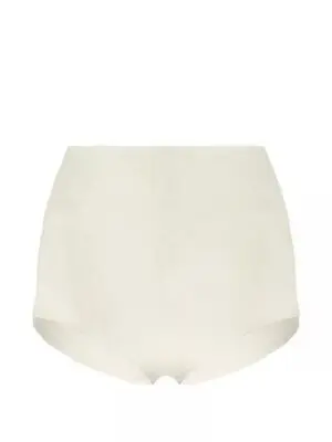 Wolford Seamless Circular-knit Mini Shorts - White