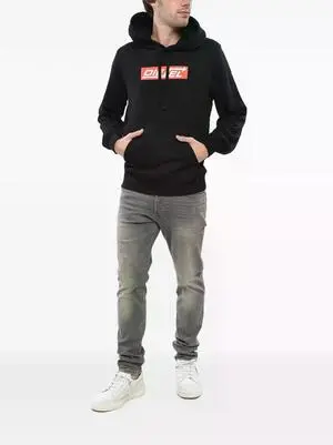 DIESEL® Logo Print Brushed Hoodie