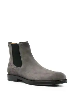 TOD'S Round-toe Elasticated-side Chelsea Boots