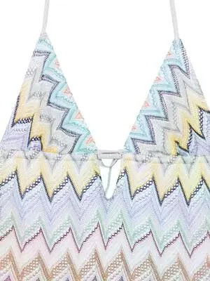 Missoni Zigzag Halterneck Swimsuit