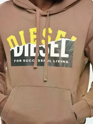 DIESEL® Ginn Logo-printed Drawstring Hoodie