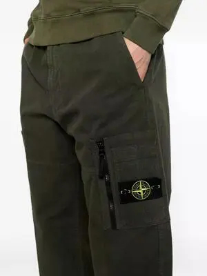 Stone Island Logo Patch Cargo Pants