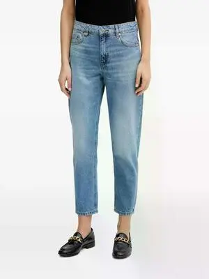 BENETTON Faded Logo Patch Jeans