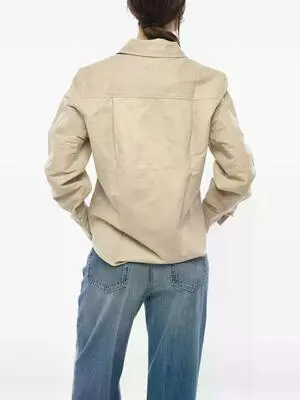 INES DE LA FRESSANGE PARIS Beige Chest-pocket Shirt