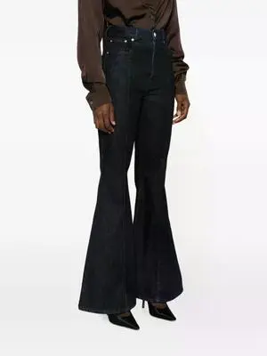 Viktor & Rolf Logo Patch Bootcut Jeans