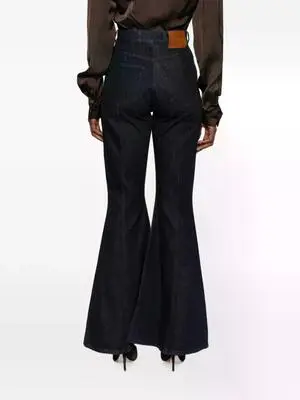 Viktor & Rolf Logo Patch Bootcut Jeans