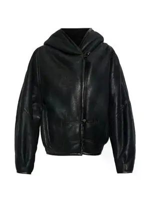 Isabel Marant Étoile Amiel Hooded Toggle-fastening Jacket - Black