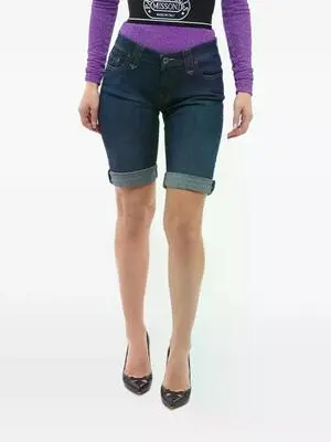 Woolrich Contrast-stitch Denim Shorts - Blue