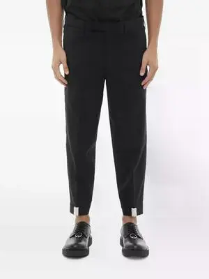 Neil Barrett Slim-fit Flat-front Trousers - Black
