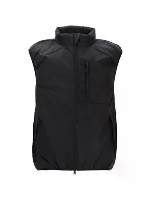 Aspesi Jil Zip-up Gilet - Black