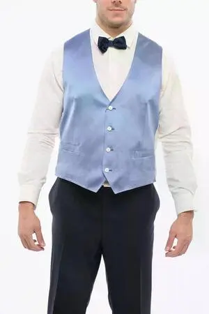 Corneliani Welt-pocket Waistcoat - Blue
