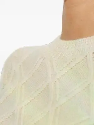 Isabel Marant Étoile Holly Diamond-knit Crew Neck Sweater