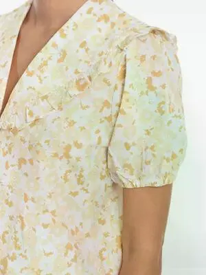 SAMSOE SAMSOE Floral Print Ruffled Mini Dress