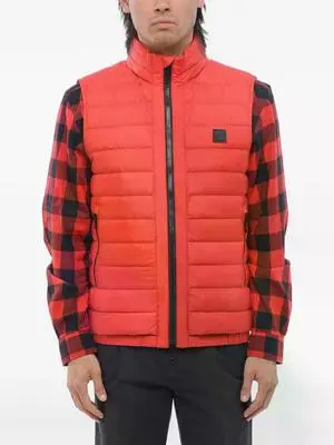 Woolrich Bering Quilted Gilet - Red