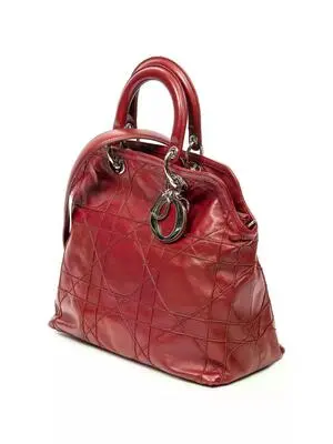 Dior Medium Granville Tote Bag - Red