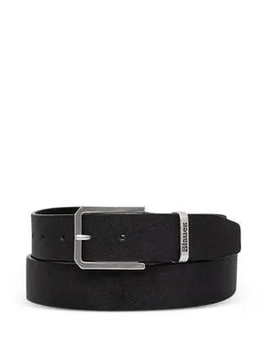 BLAUER. Saffiano-effect Buckle Belt