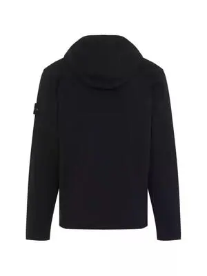 Stone Island Logo-patch Zip-up Hoodie
