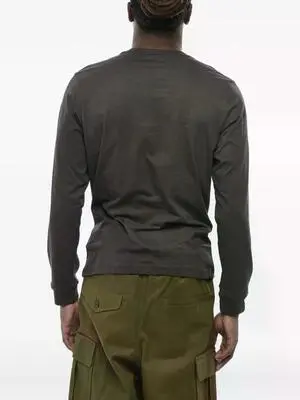 DIESEL® Embossed-logo Long-sleeved T-shirt