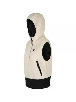MONTURA Fleece-texture Hooded Sleeveless Jacket