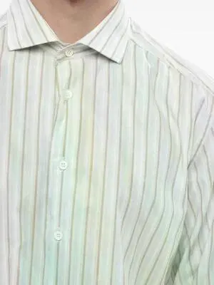 Corneliani Striped Buttoned Shirt