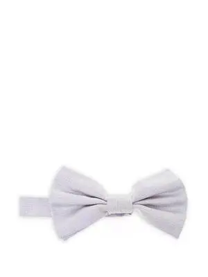 Corneliani Silk Jacquard Bow Tie - Purple