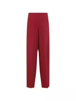 Alberta Ferretti Pleated Straight-leg Trousers
