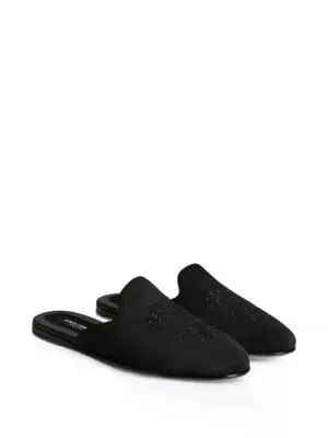 Dolce & Gabbana Calfskin Slippers - Black