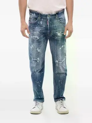 Dsquared2 Bro Fit Crystal-embellished Jeans