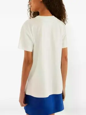 Farm Rio Starfish Motif Embroidered T-shirt