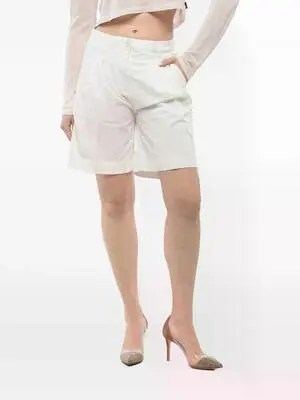 Woolrich Pleated Shorts - White