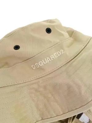 Dsquared2 Logo-embroidered Drawstring Bucket Hat