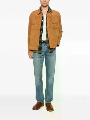 ANTIK DENIM Anti-dream Distressed Straight-leg Jeans